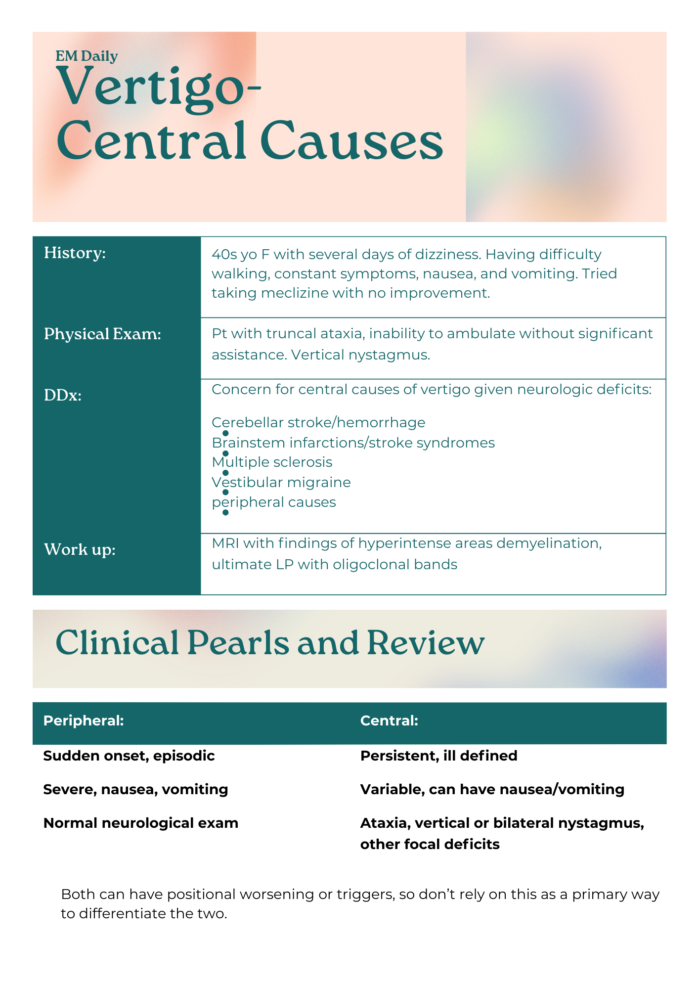 Tuesday Advanced Cases